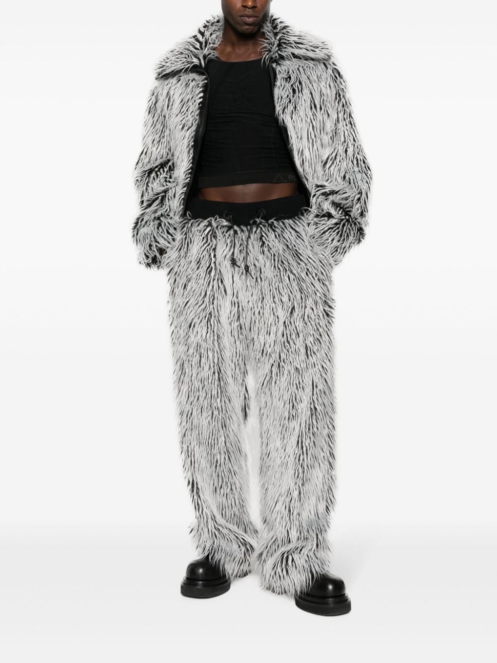 DOLCE & GABBANA Dolce & Gabbana Faux-Fur Trousers
