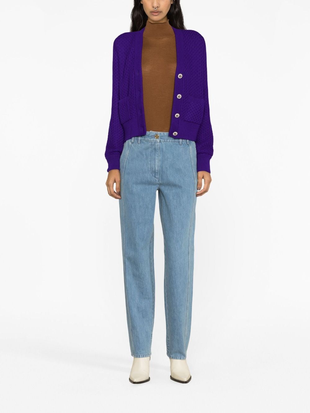 PATOU Patou Cargo Low-Rise Tapered Jeans