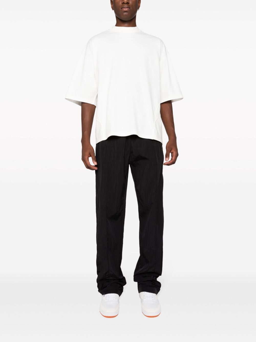 REEBOK Piped-Trim Cotton T-Shirt
