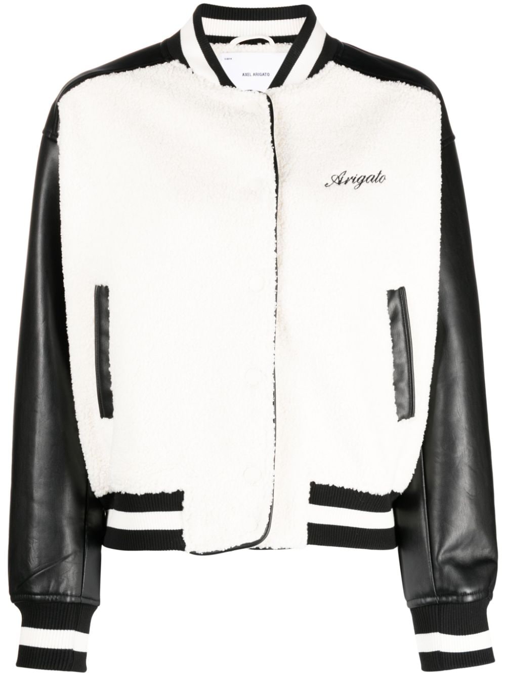 AXEL ARIGATO Axel Arigato Saul Faux-Shearling Bomber Jacket