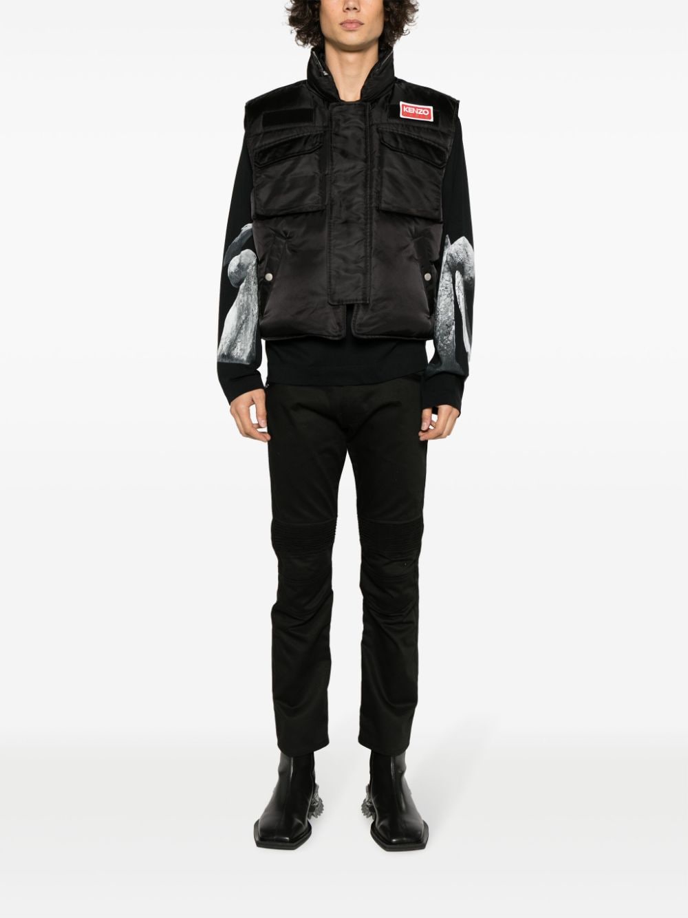 JUNYA WATANABE Junya Watanabe MAN Panel-Detail Skinny Trousers