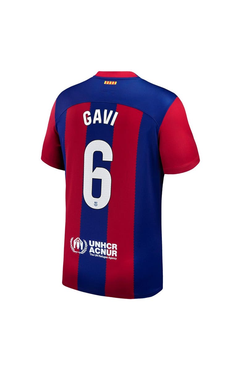 Nike Gavi Barcelona 2023/24 Home Stadium Replica Player Jersey