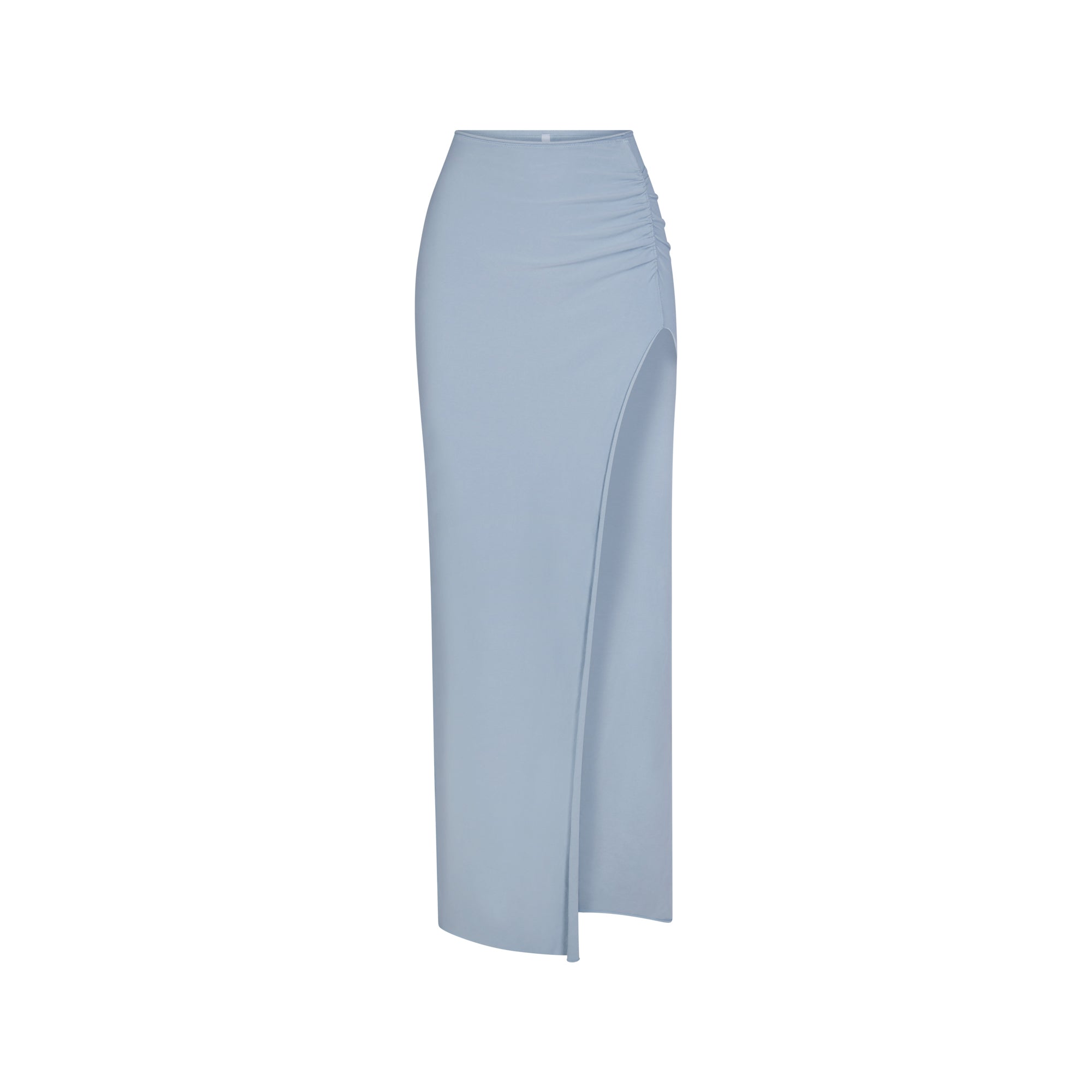 タグ付き未使用SKIMS Raw Edge Slit Long Skirt M Skims Raw Edge Slit Long Skirt - Espresso | Editorialist