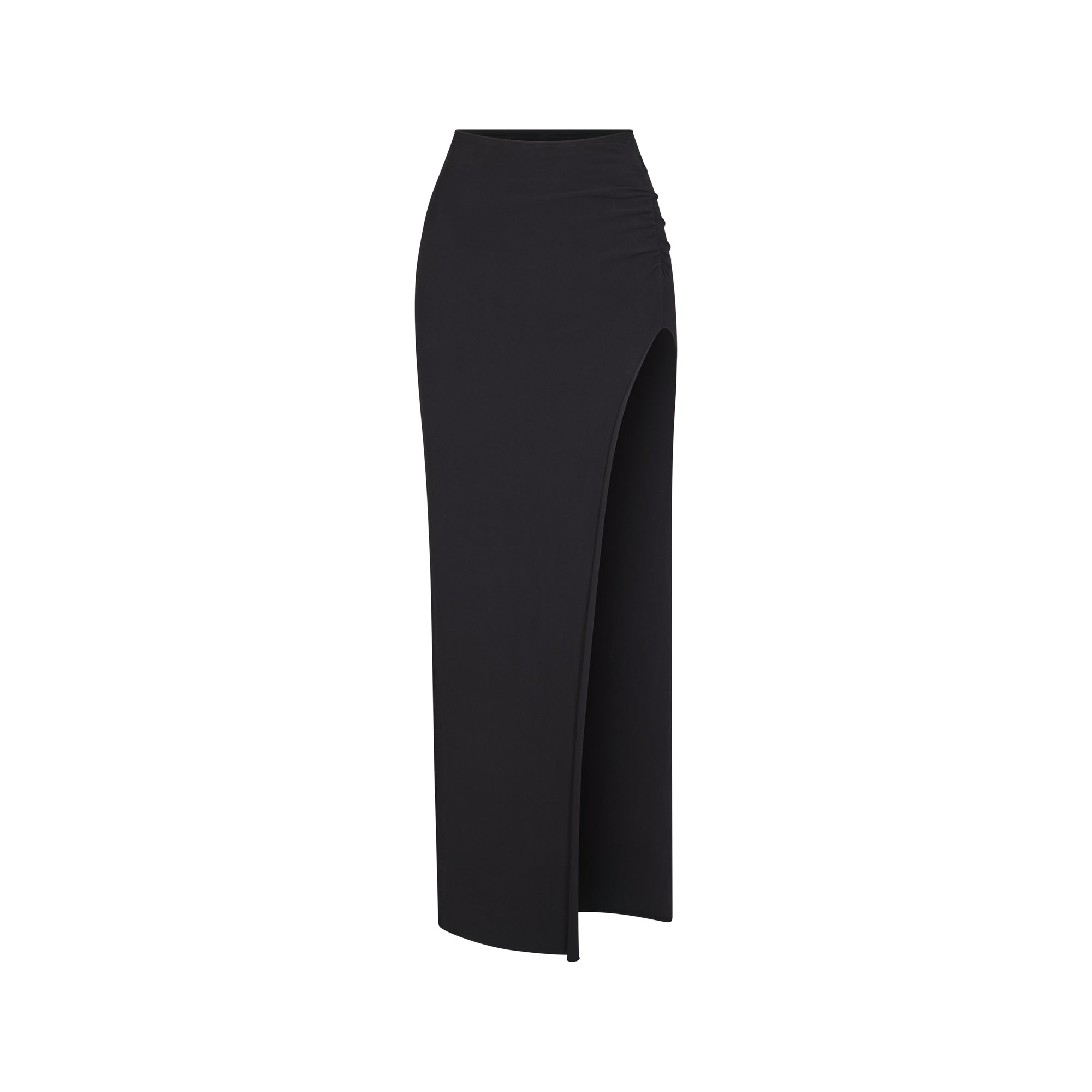 タグ付き未使用SKIMS Raw Edge Slit Long Skirt M Skims Raw Edge Slit Long Skirt - Espresso | Editorialist