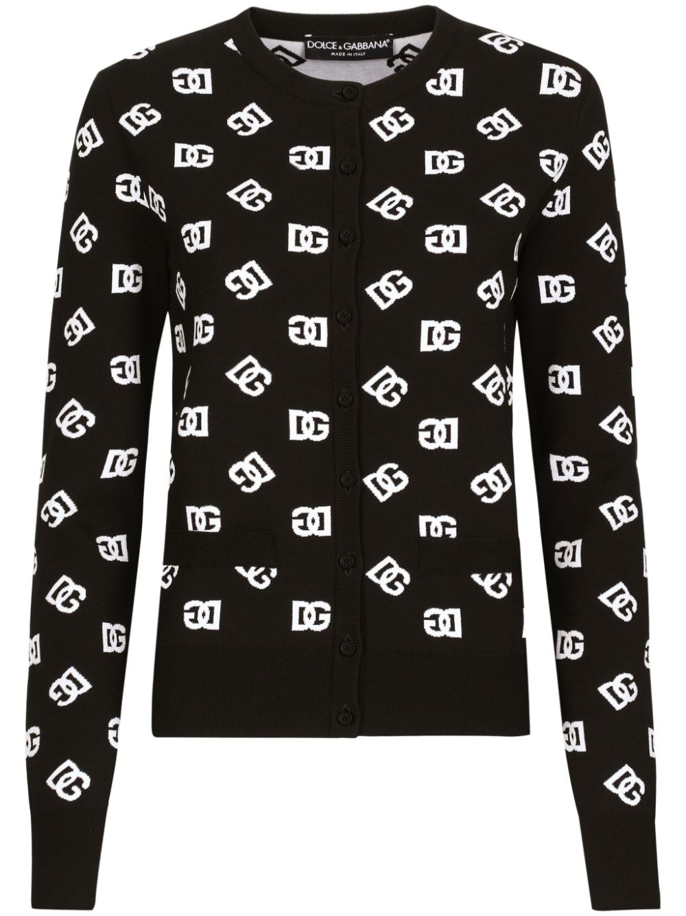 DOLCE & GABBANA Jacquard Knitted Midi Skirt