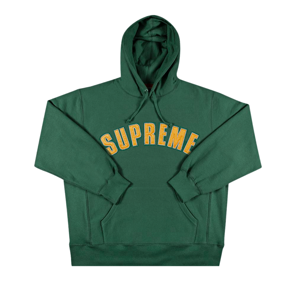 Supreme Pearl Logo Hooded Sweatshirt - Cream | Editorialist