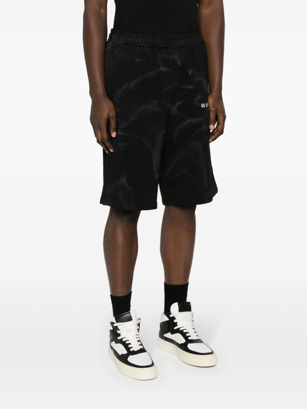Buy 44 LABEL GROUP Logo-print Shorts - Black At 34% Off | Editorialist