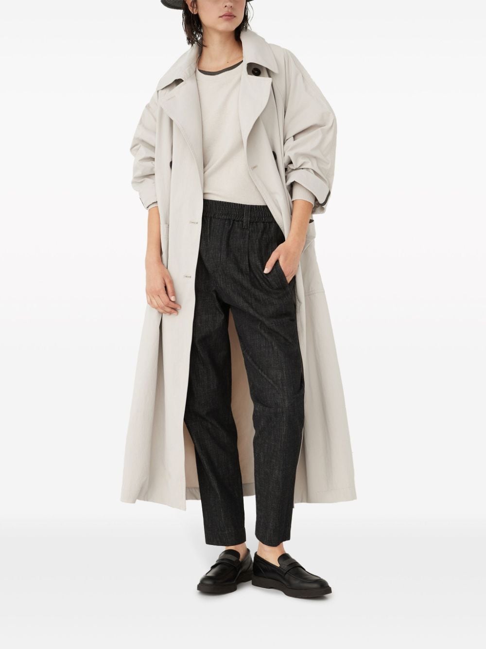 BRUNELLO CUCINELLI Brunello Cucinelli High-Waisted Tapered Jeans