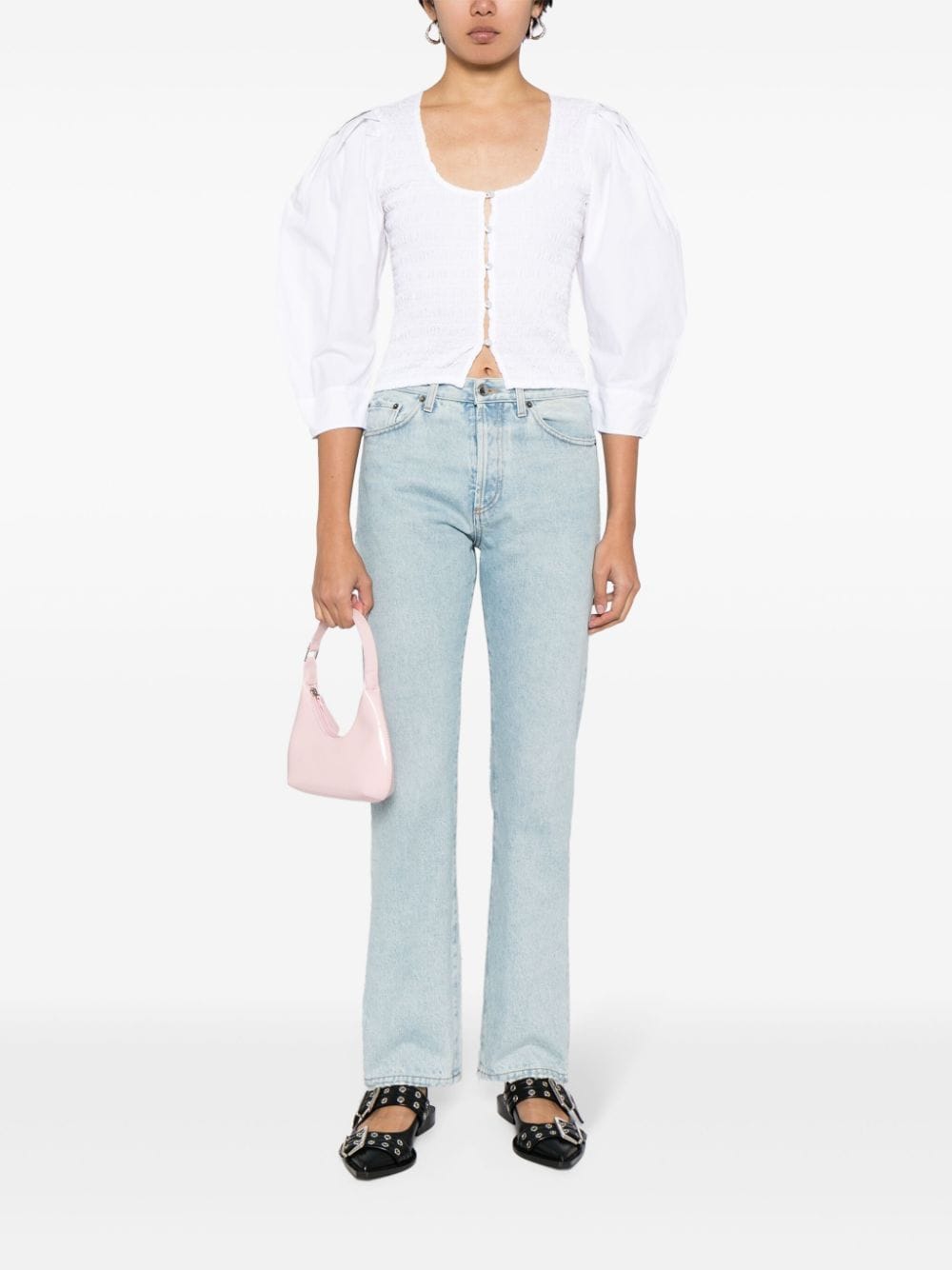 GANNI GANNI Organic Cotton Poplin Blouse