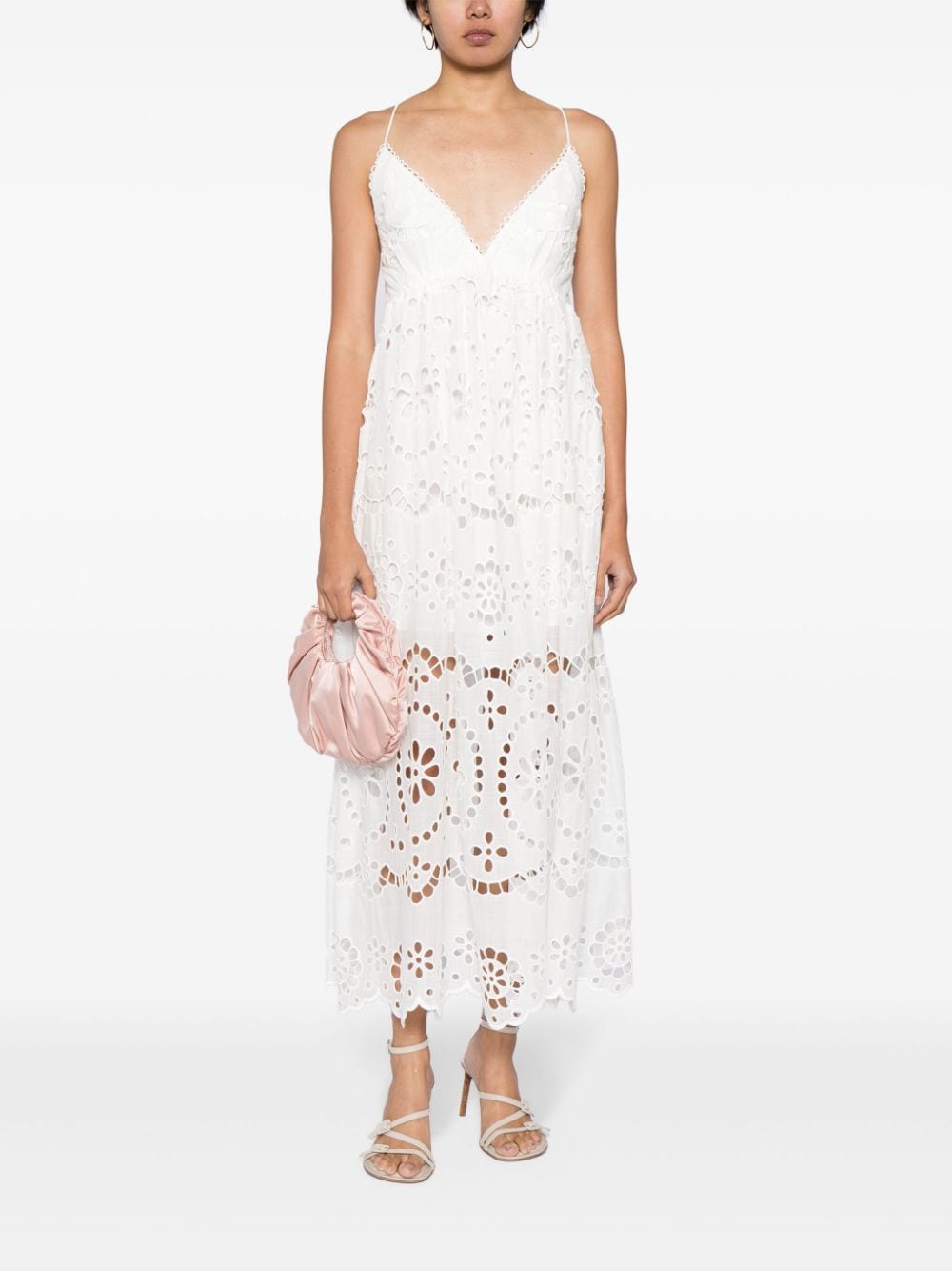 ZIMMERMANN Zimmermann Lexi Embroidered Slip Dress