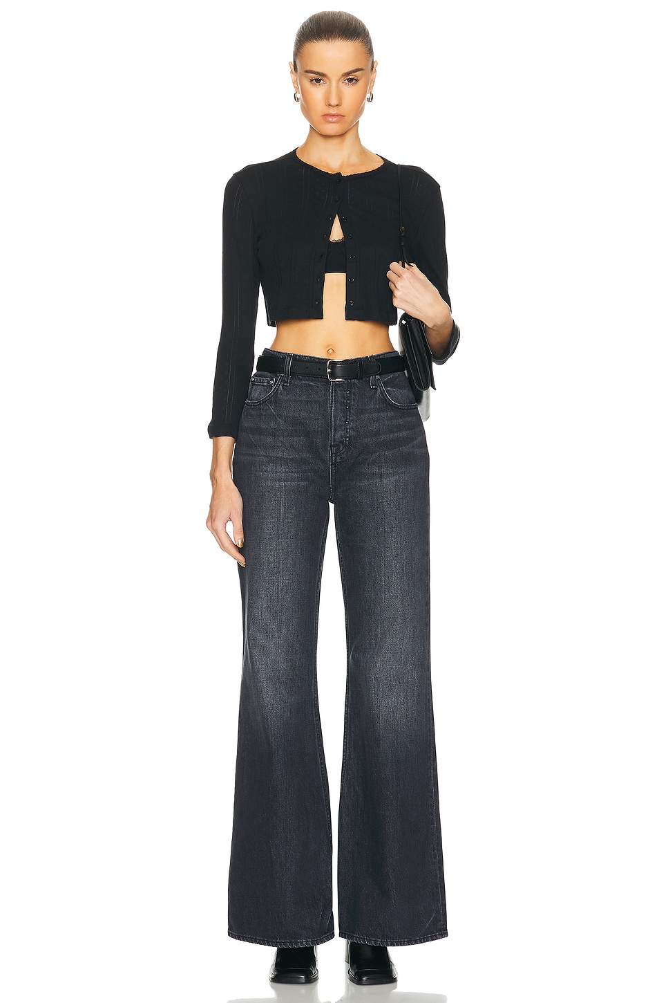 GRLFRND GRLFRND Jade Low Rise Flare Jeans