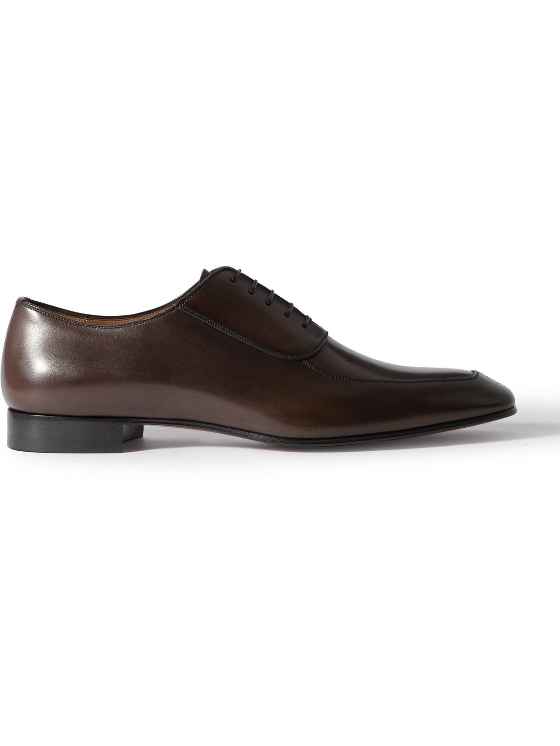 christian louboutin mens brown dress shoes Christian Louboutin Brogue Leather Oxford Shoes Brown EU 39 US 6
