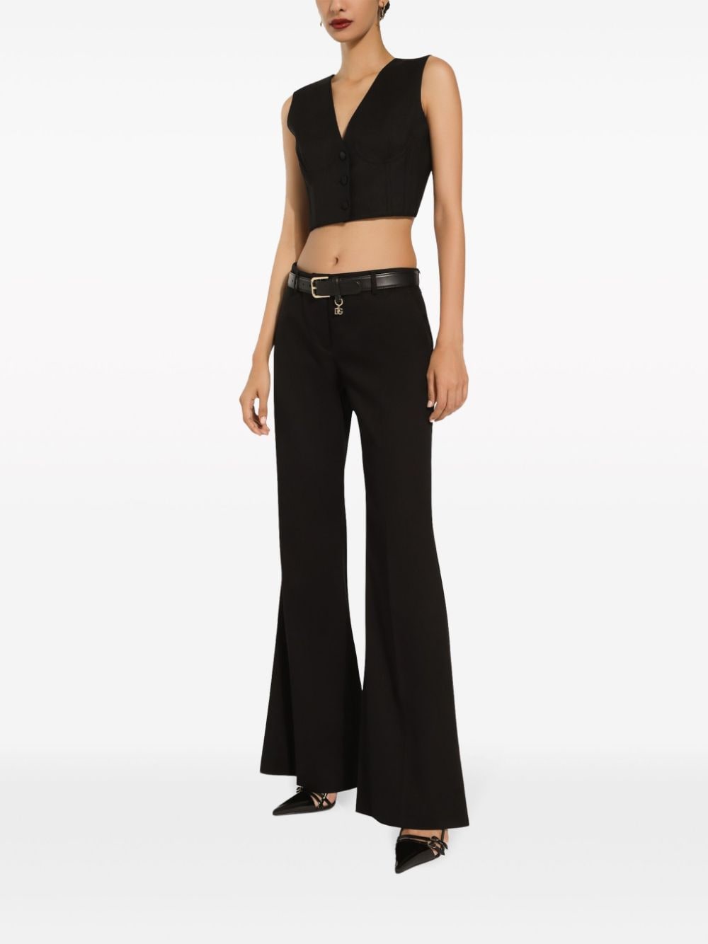 DOLCE & GABBANA Dolce & Gabbana Cropped Bustier Vest