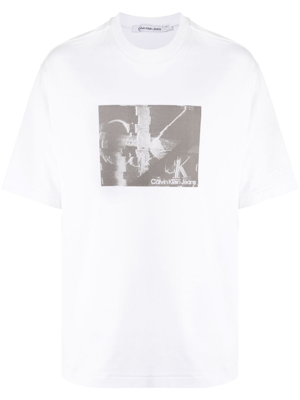 CALVIN KLEIN logo-print short-sleeve t-shirt