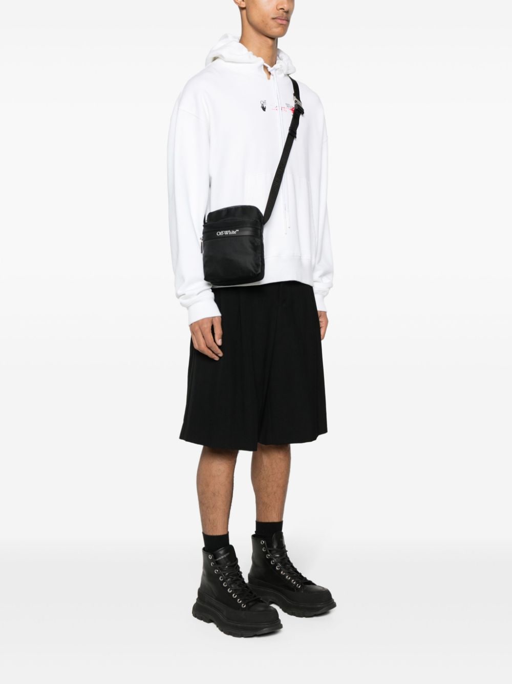OFF-WHITE Off-White logo-print messenger bag