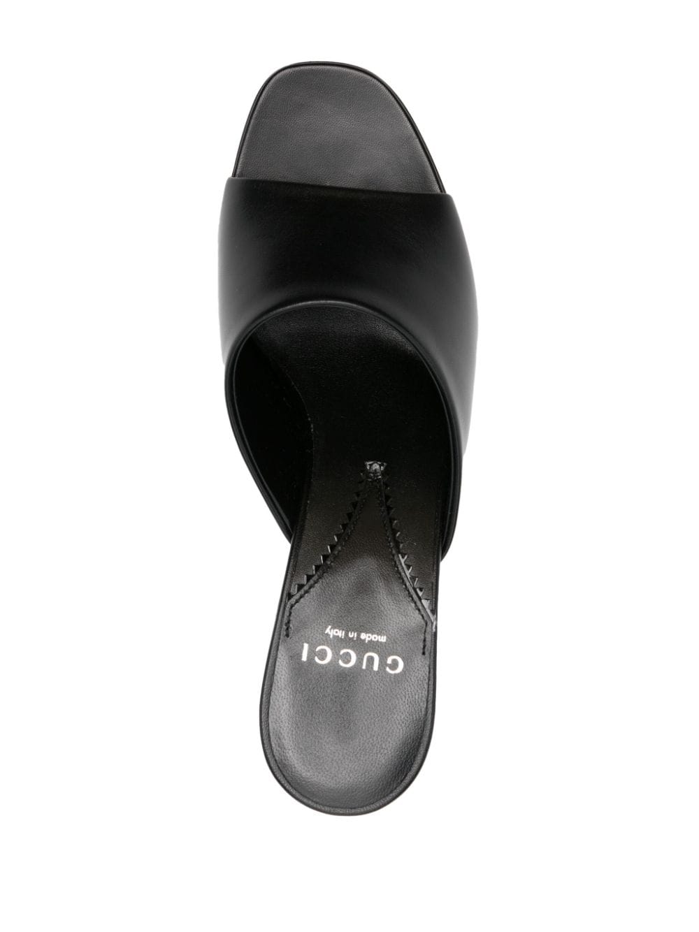 Gucci 70 Mm Interlocking G-heel Mules - Black | Editorialist