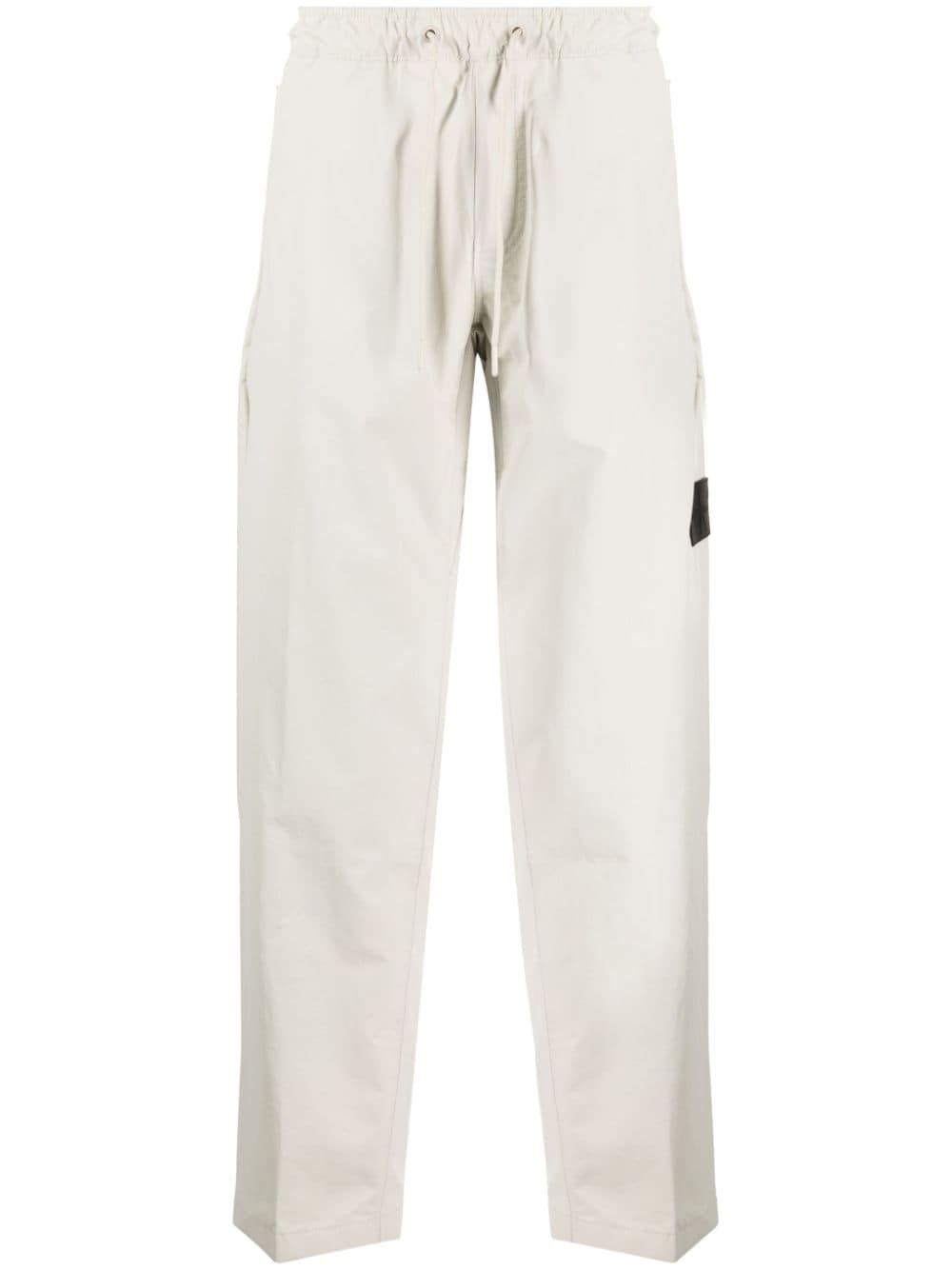 LARDINI patch-pocket popover shirt