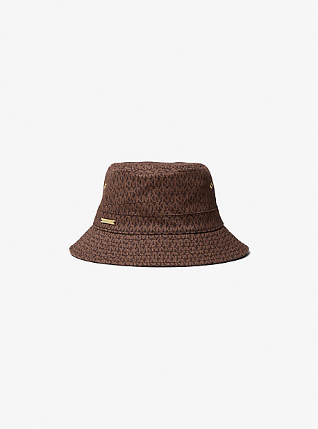 Michael Kors Logo Print Organic Cotton Blend Bucket Hat In  display picture 3