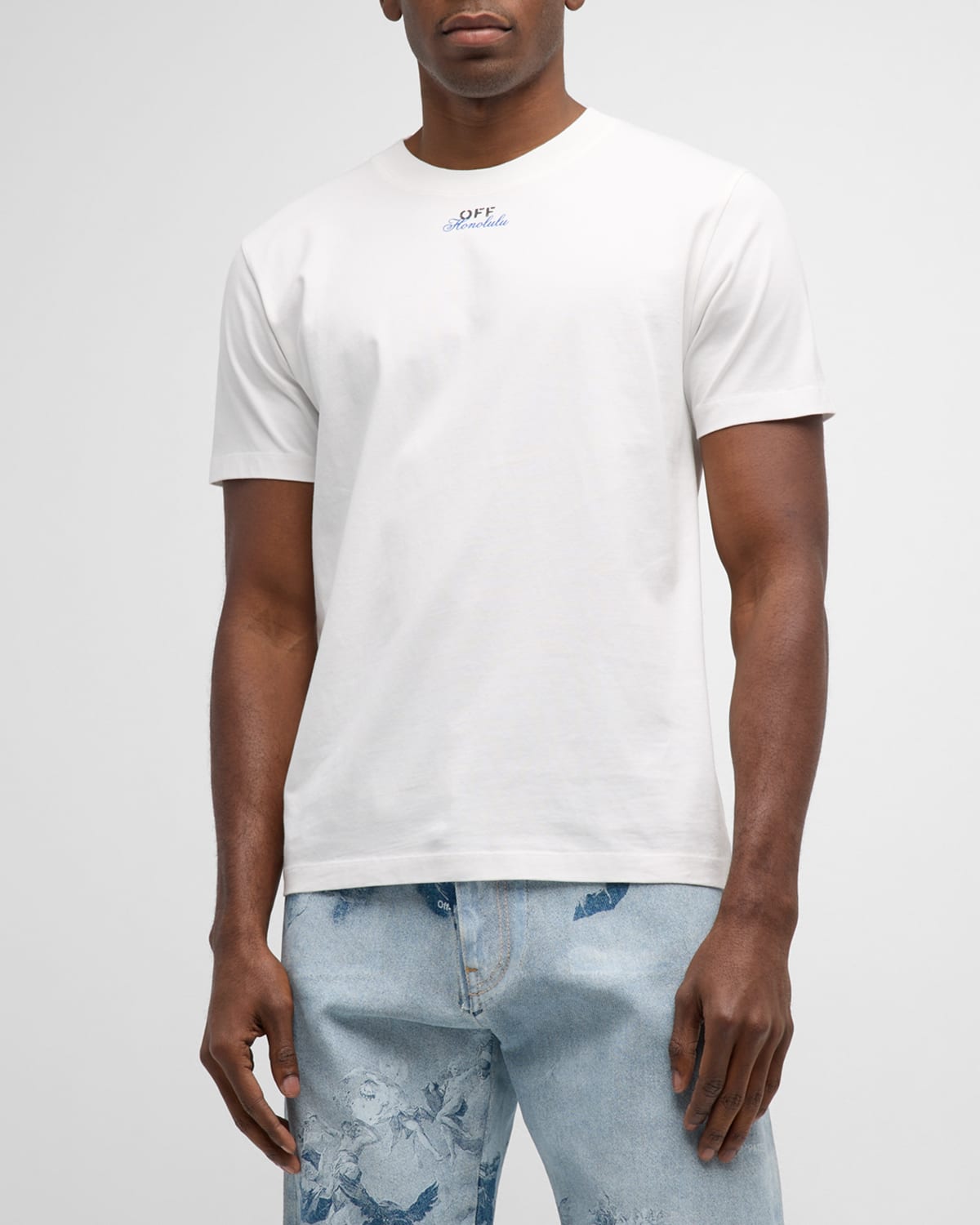 Off-White Honolulu City T-Shirt - White Blue | Editorialist