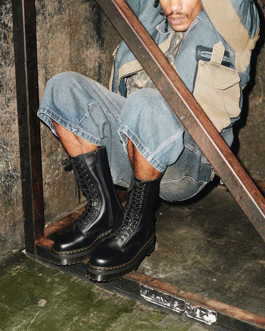 DR. MARTENS Dr. Martens 1B99 Pisa Leather Mid Calf Boots