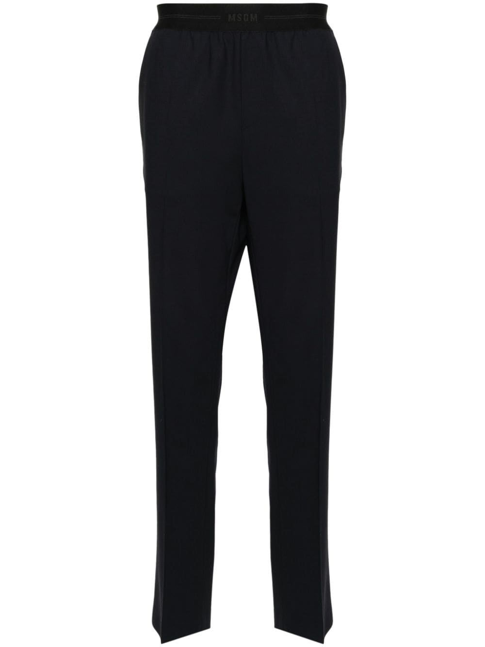 MSGM MSGM Logo-Waistband Tailored Trousers