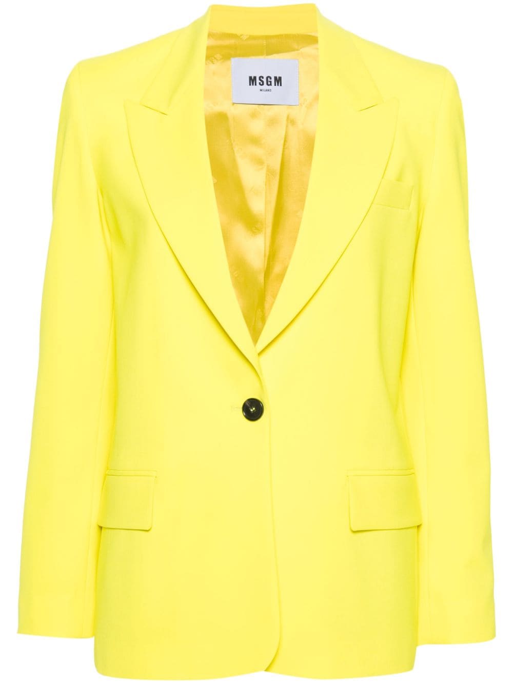 MSGM MSGM Single-Breasted Peak-Lapels Blazer