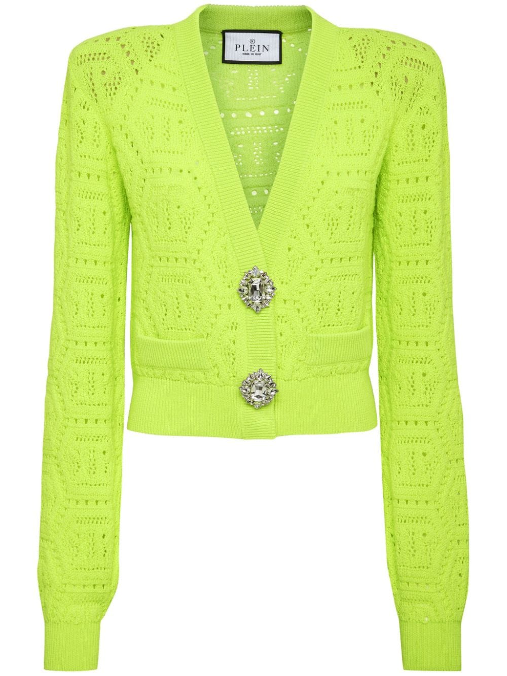 PHILIPP PLEIN Philipp Plein Patterned Knit Flared Trousers