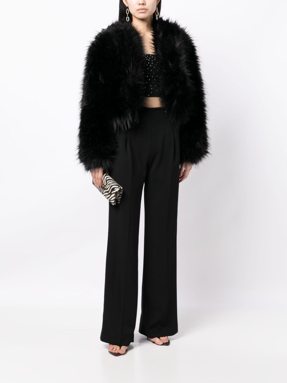 ELIE SAAB Elie Saab Faux-Fur Jacket