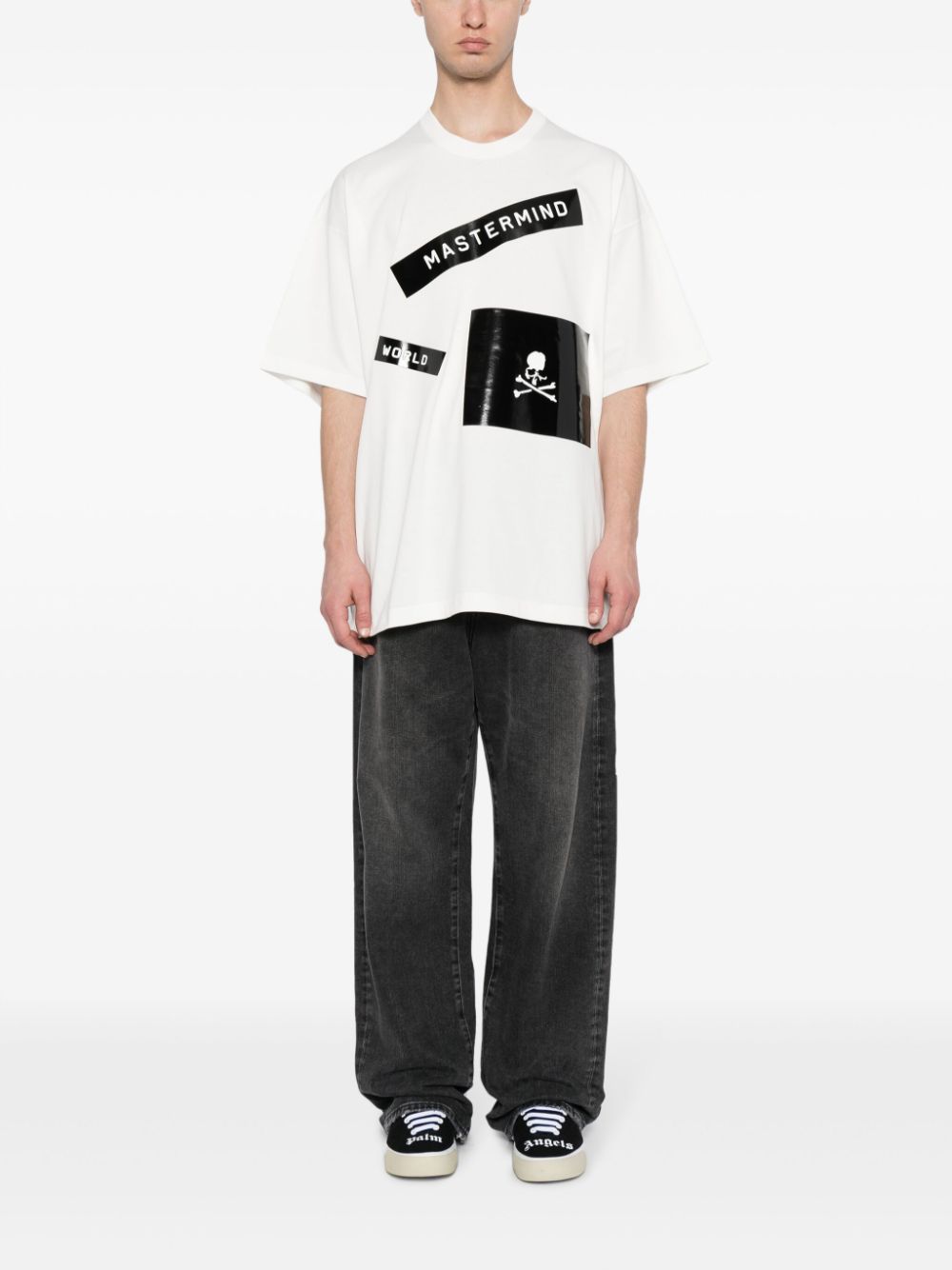 MASTERMIND WORLD logo-print cotton t-shirt