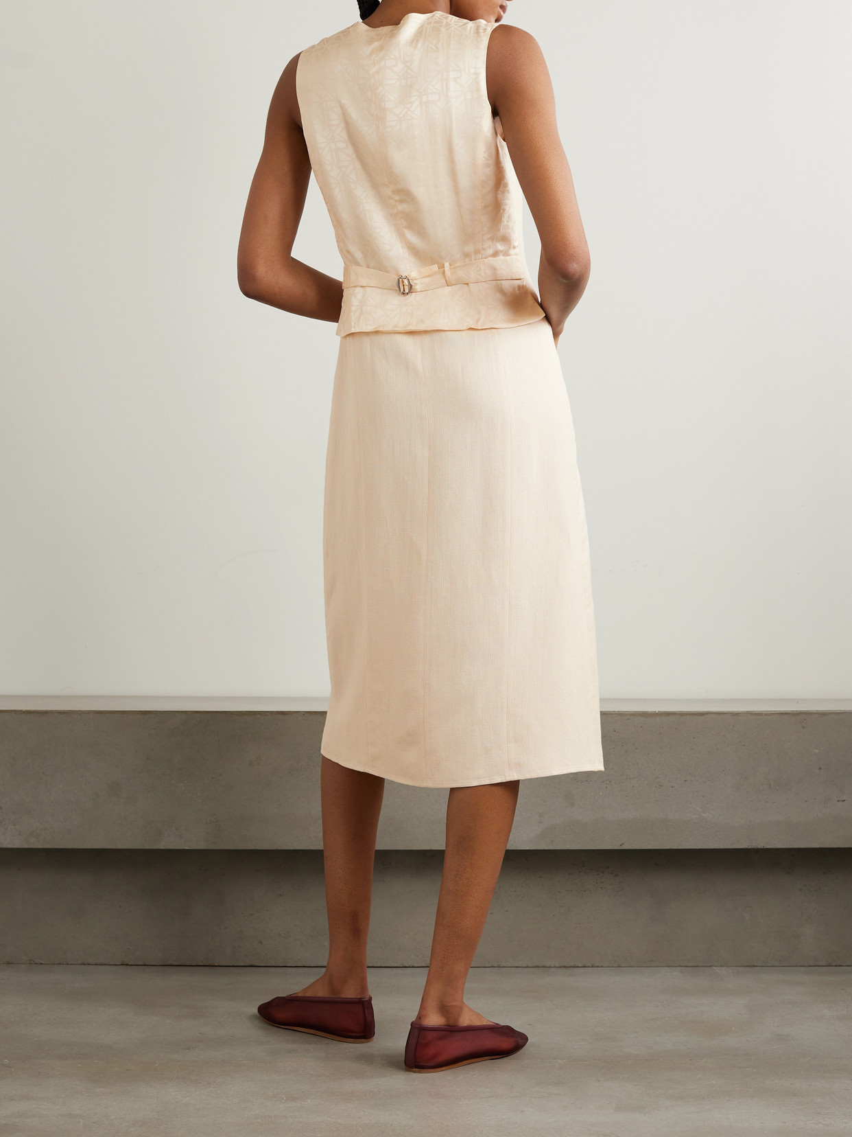 short sleeve knee length dress Knee-Length Semi-Formal Short-Sleeve Dress