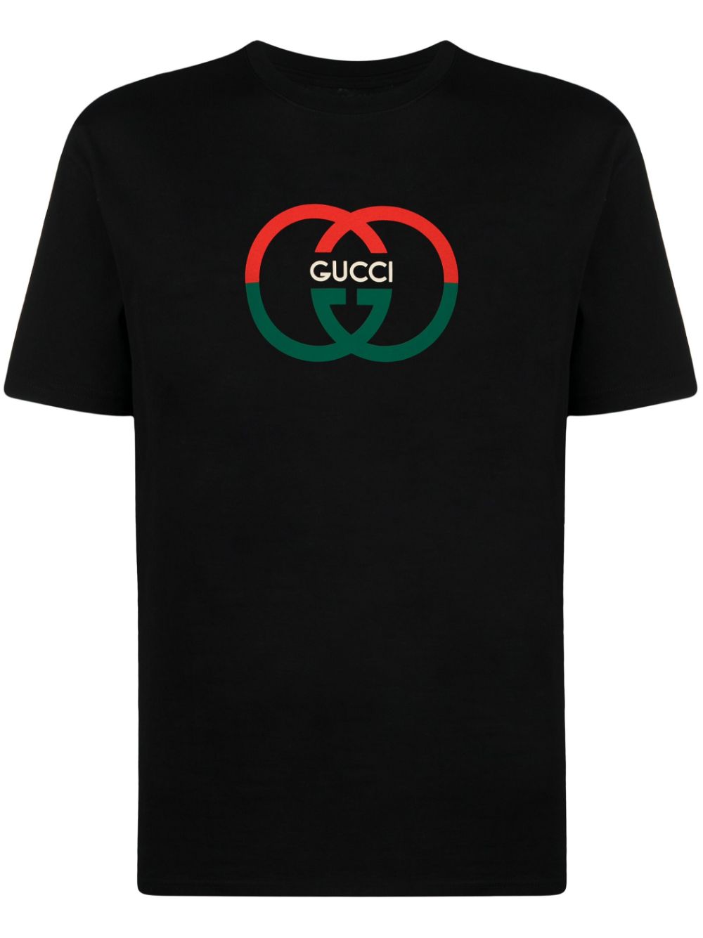 Gucci Logo-print Cotton T-shirt Black Editorialist