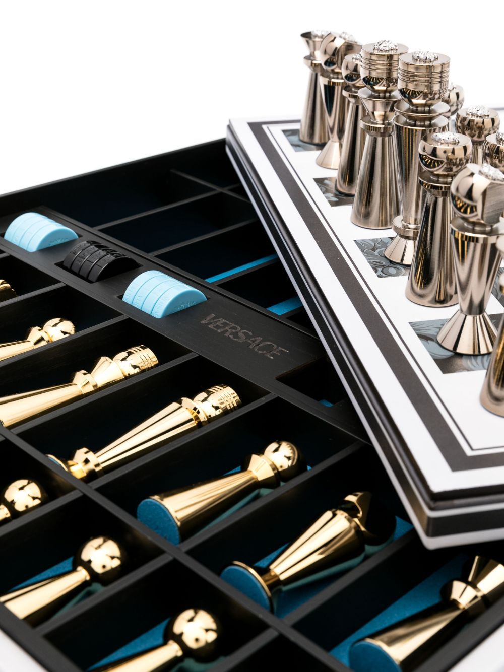 Versace Medusa '95 Playing Cards Set In Black - 50% Off | Editorialist