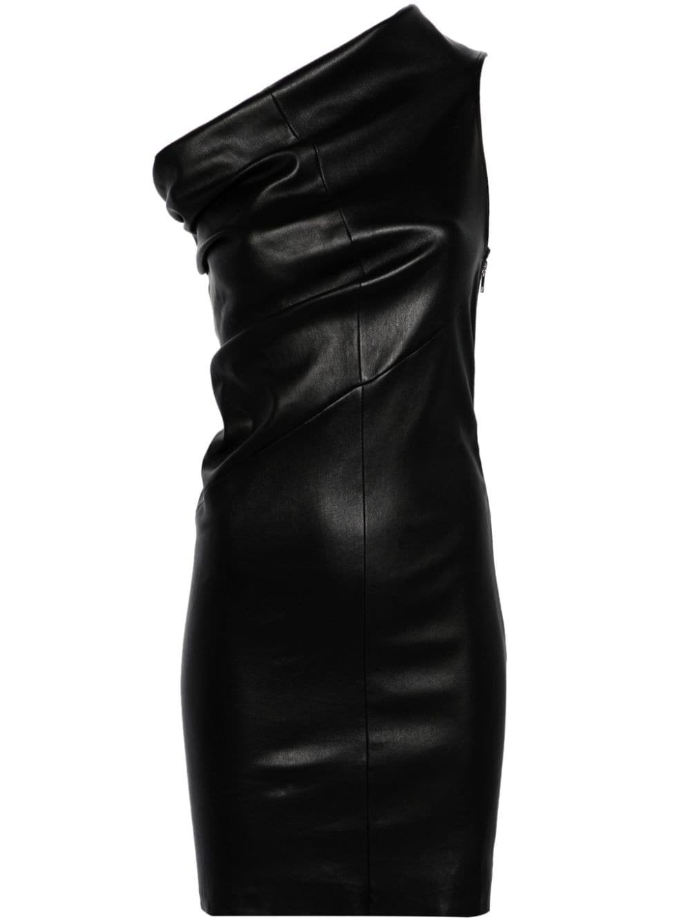 rick owens leather dress Rick Owens: Brown Athena Leather Maxi Dress