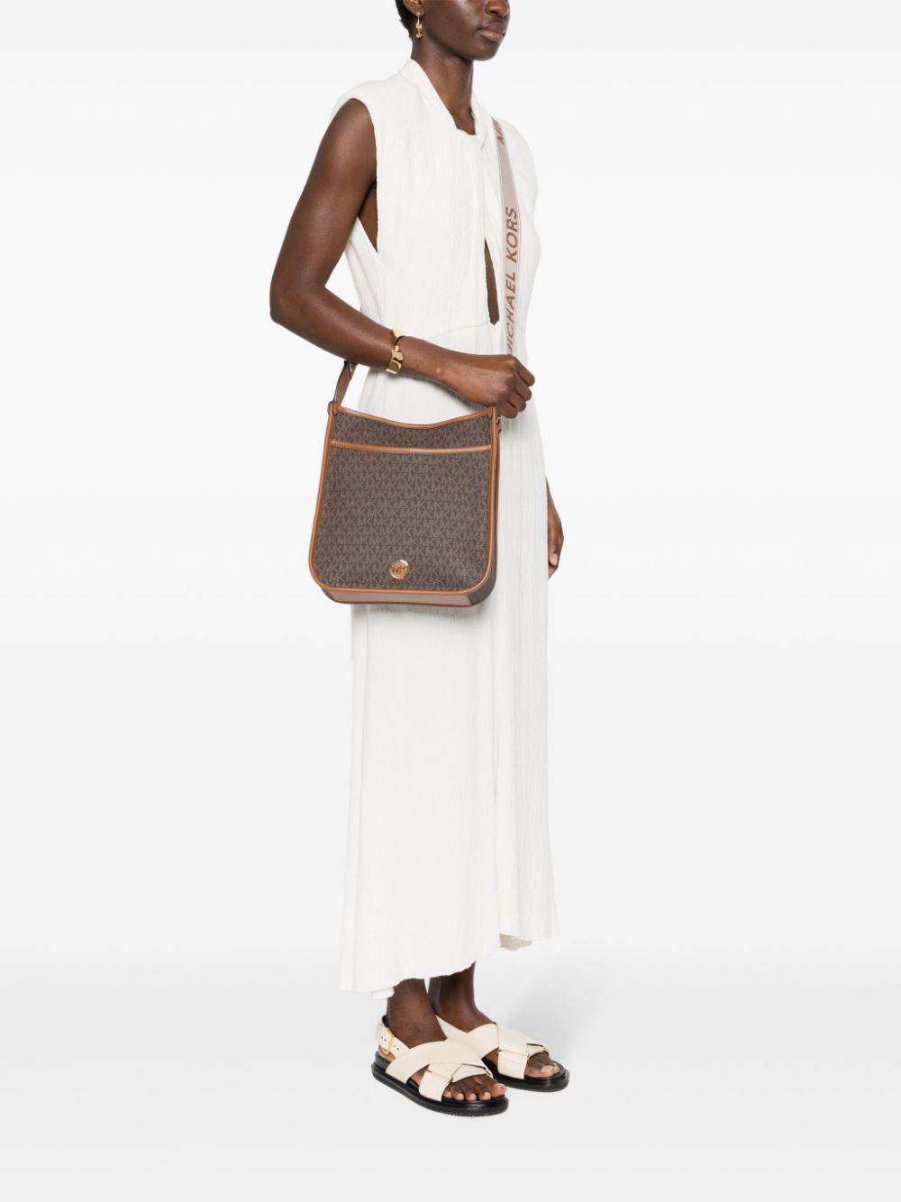 MICHAEL KORS Michael Michael Kors Logo-Print Crossbody Bag