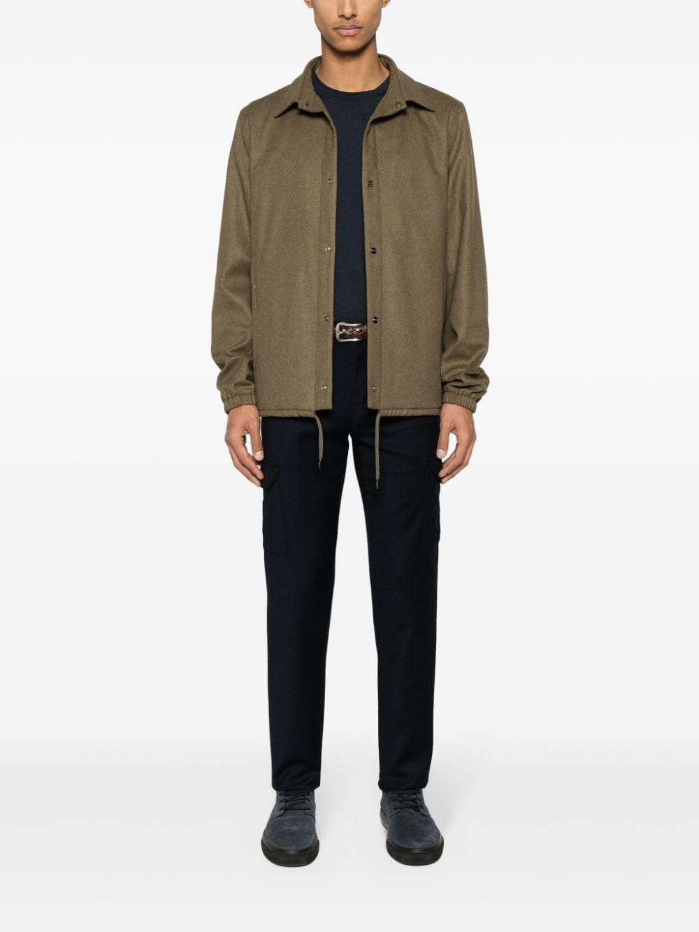 CANALI Canali Wool Cargo Trousers