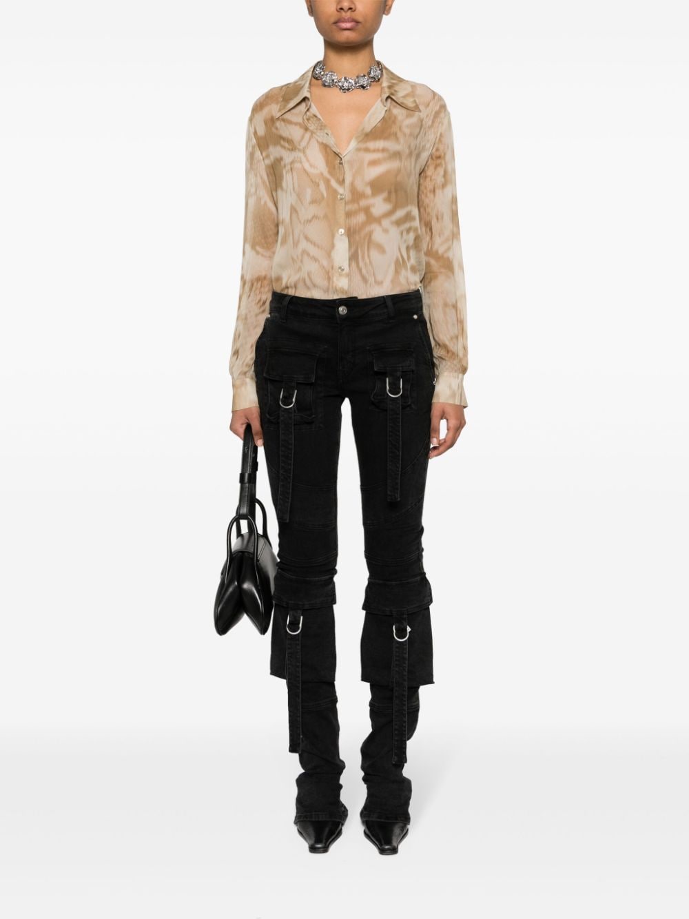 BLUMARINE Blumarine Graphic Print Shirt