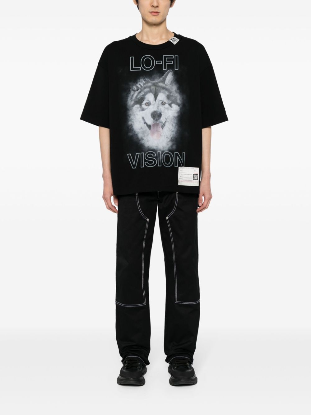 MIHARA YASUHIRO graphic-print cotton t-shirt