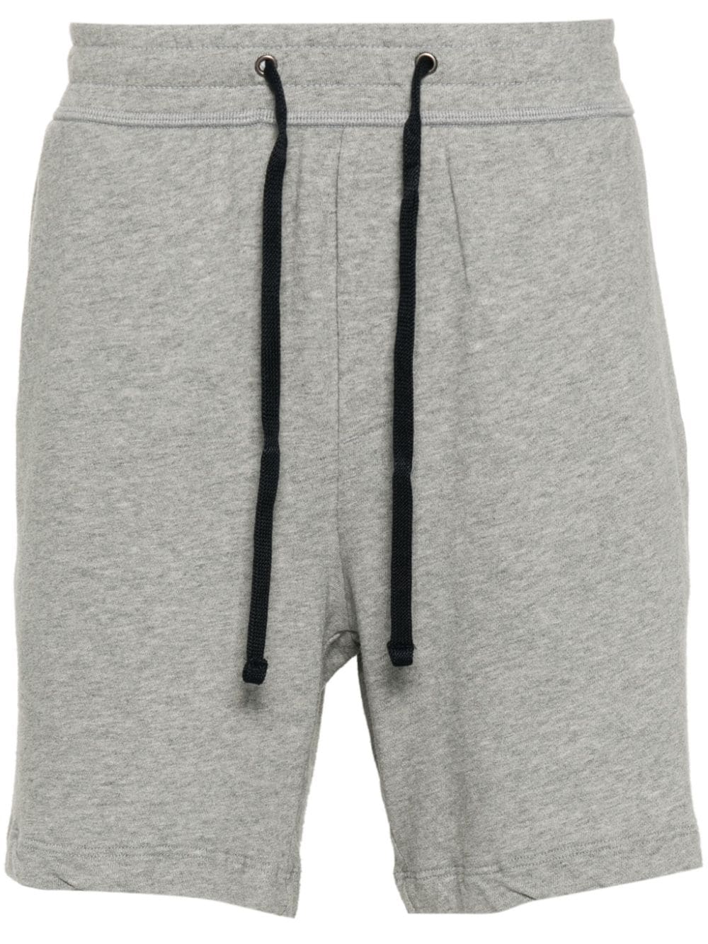 JAMES PERSE James Perse Mélange-Effect Cotton Shorts