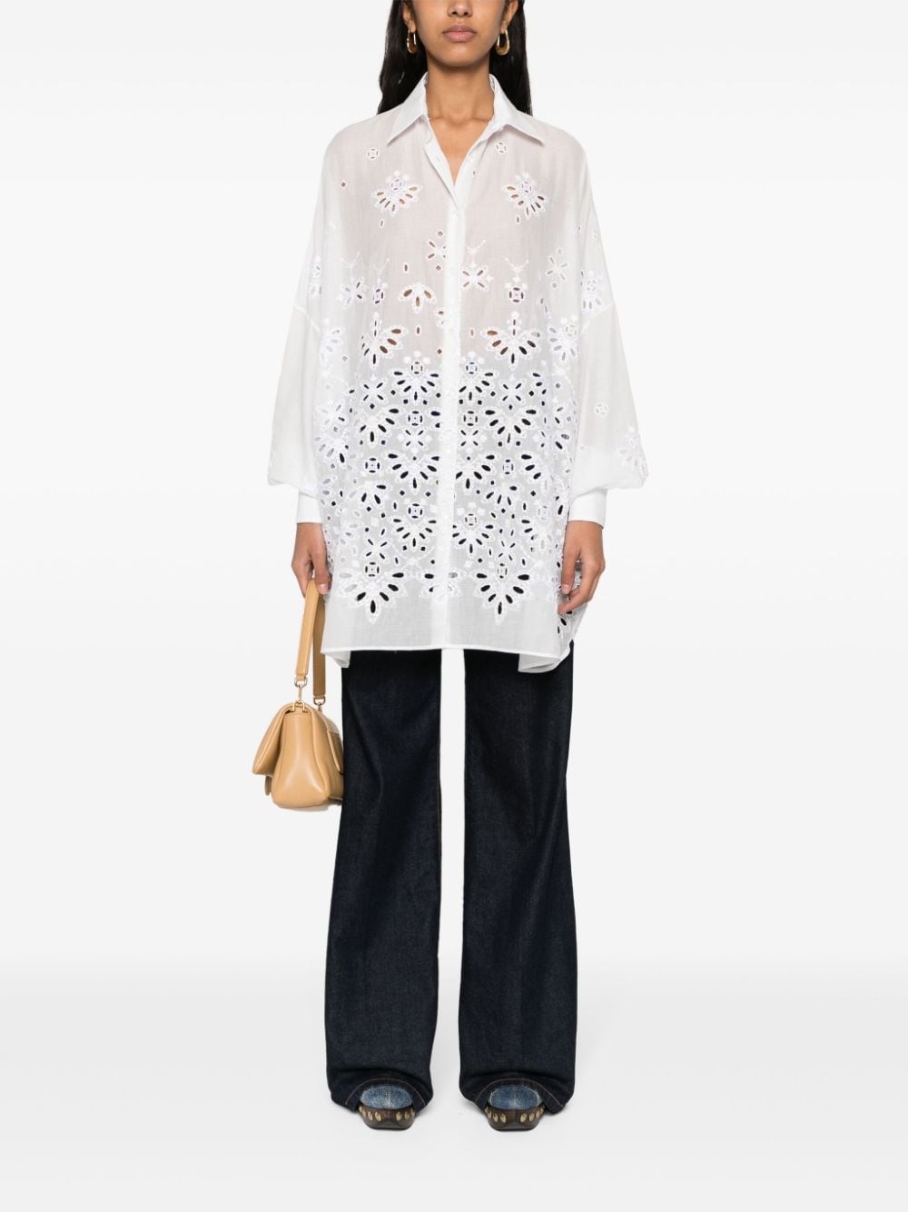 ERMANNO SCERVINO Ermanno Scervino Broderie Anglaise Shirt