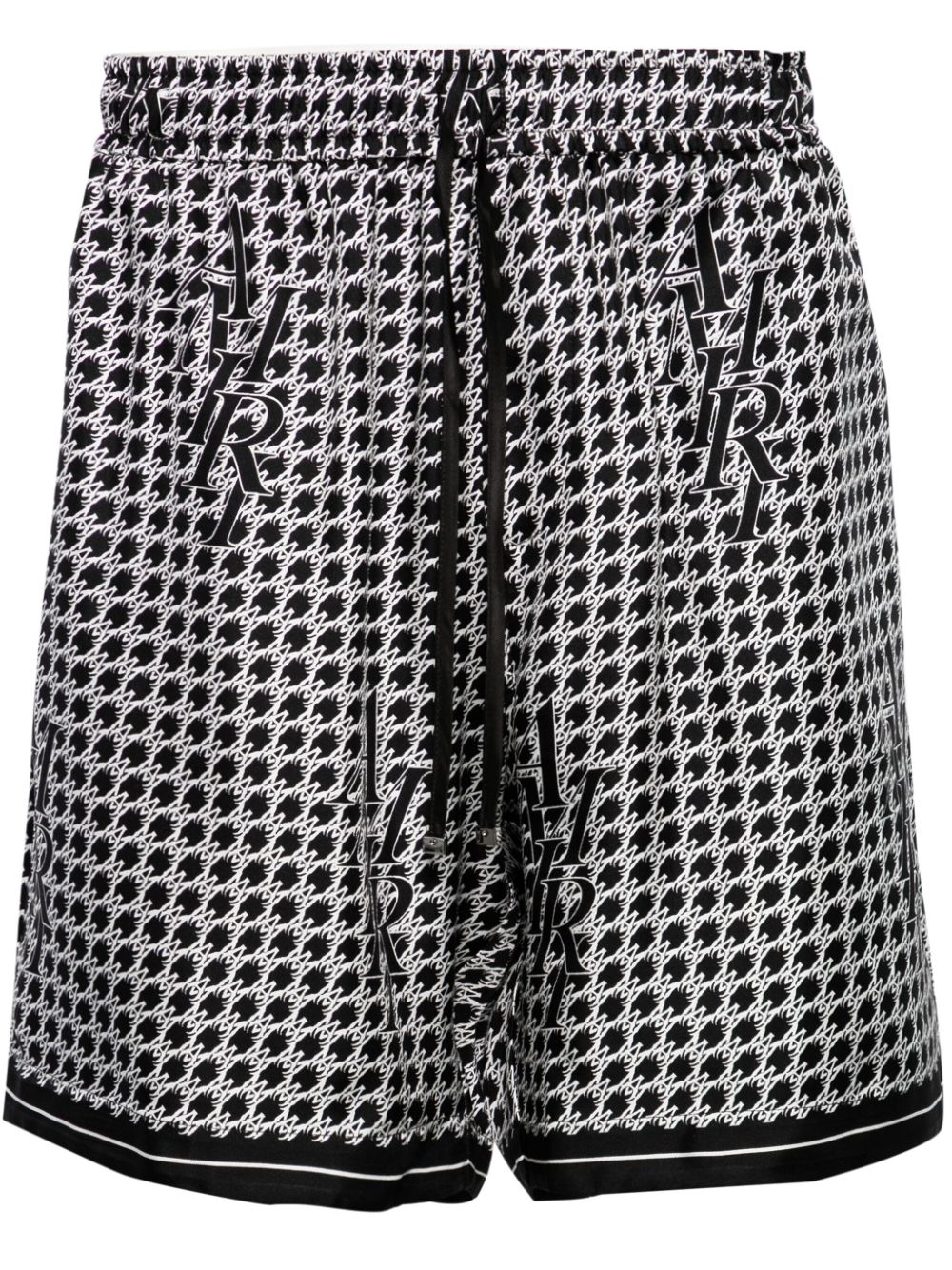 AMIRI AMIRI Printed Silk Staggard Shorts