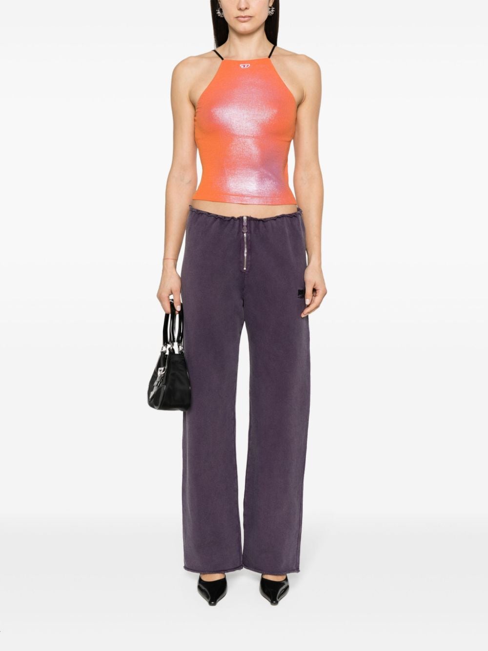 DIESEL® T-Wami Ribbed-Knit Top