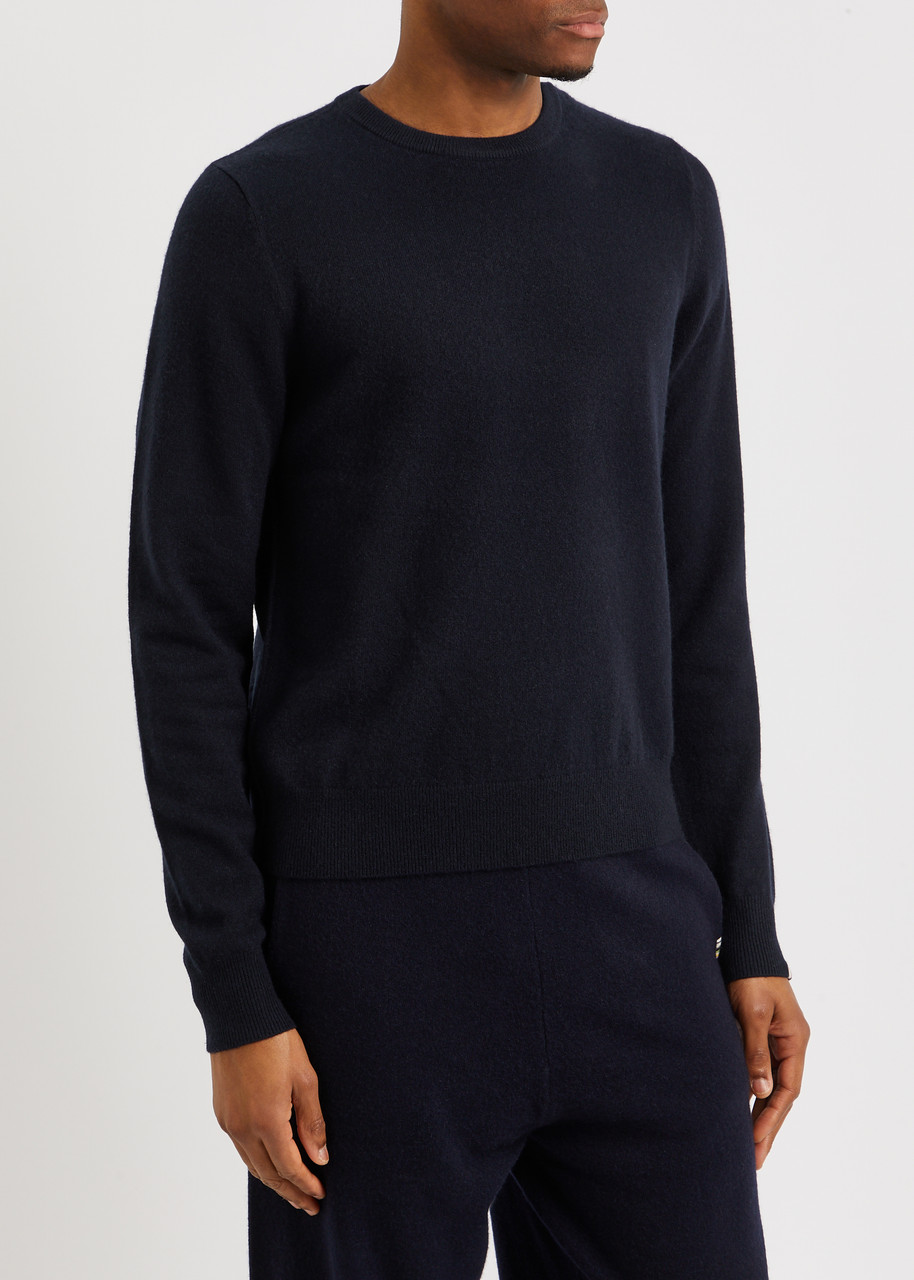 Extreme Cashmere X N°36 Be Classic Cashmere-Blend Jumper - Navy