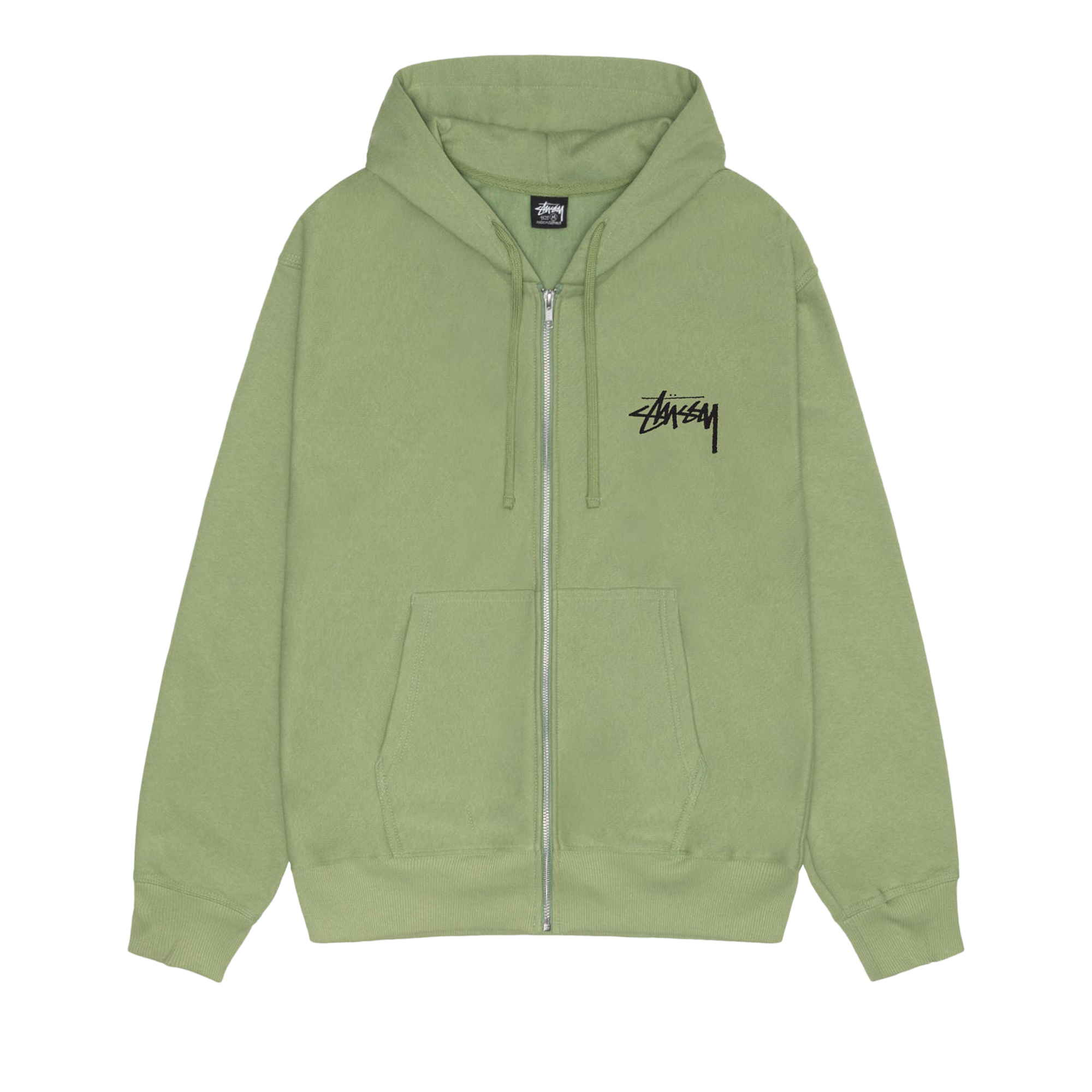 StüSsy Skate Tough Zip Hoodie - Green | Editorialist