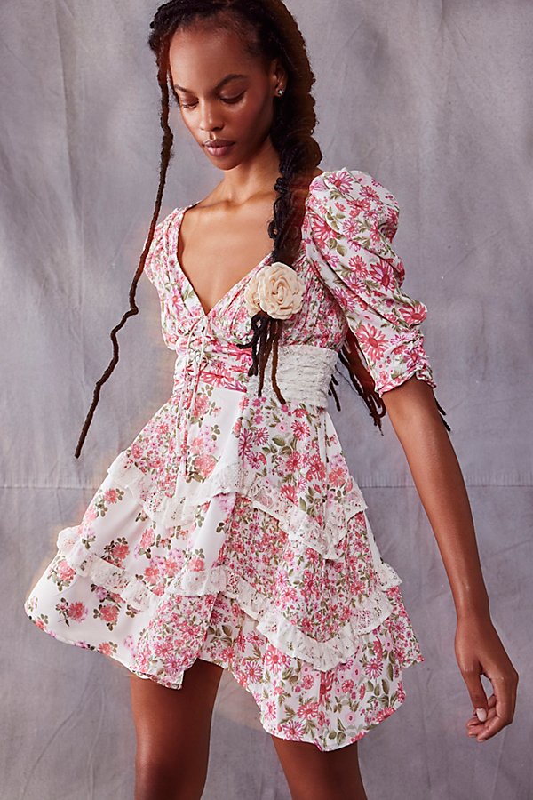 for love & lemons rosalyn mini dress For Love & Lemons