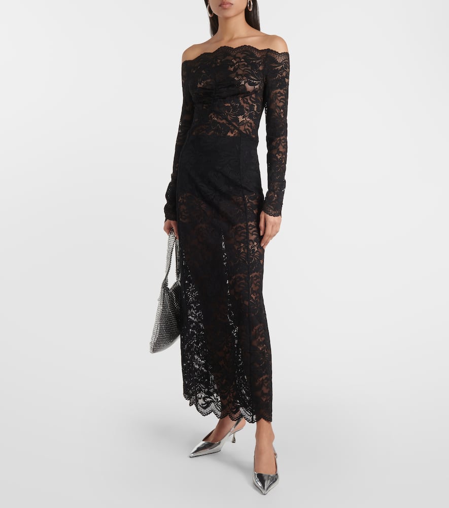 PACO RABANNE Rabanne Lace Maxi Dress