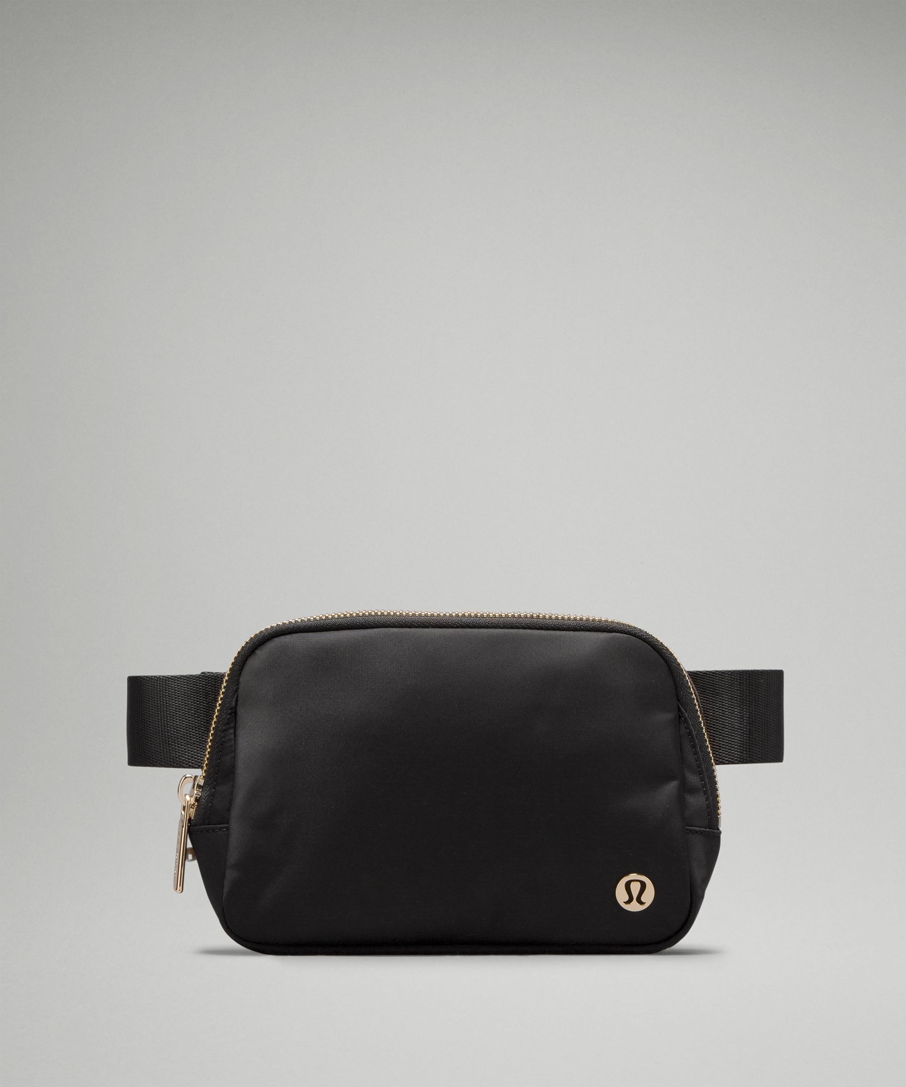 lululemon black belt bag with gold zipper Everywhere 1L – Lemon Beirut wicking material Breathable Ventilation Everywhere Belt Bag 1L |