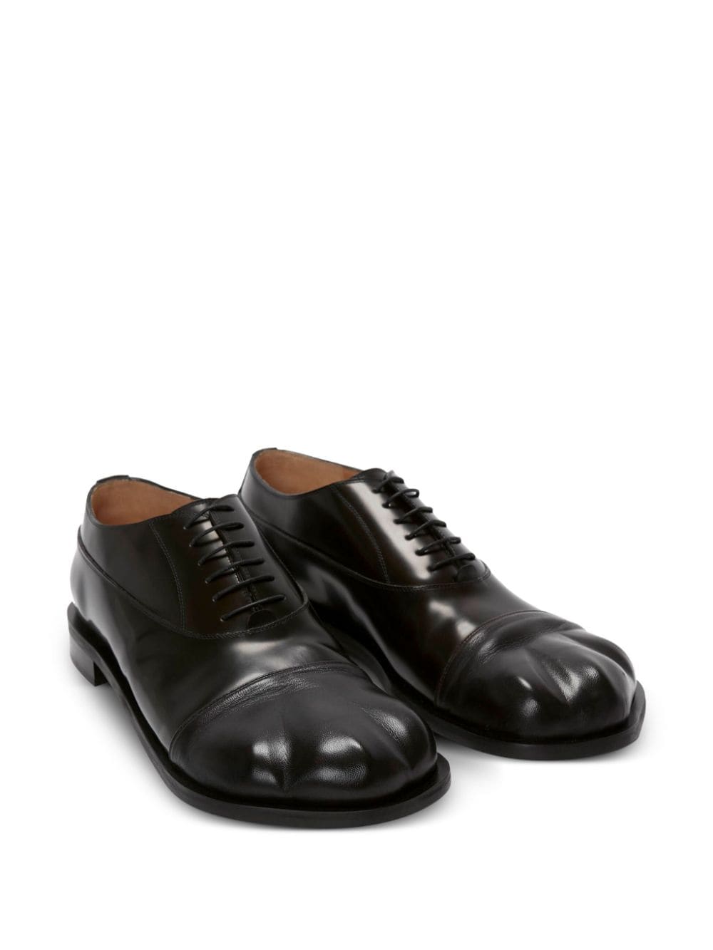 Jw Anderson Paw Leather Derby Shoes In Black - 40% Off | Editorialist