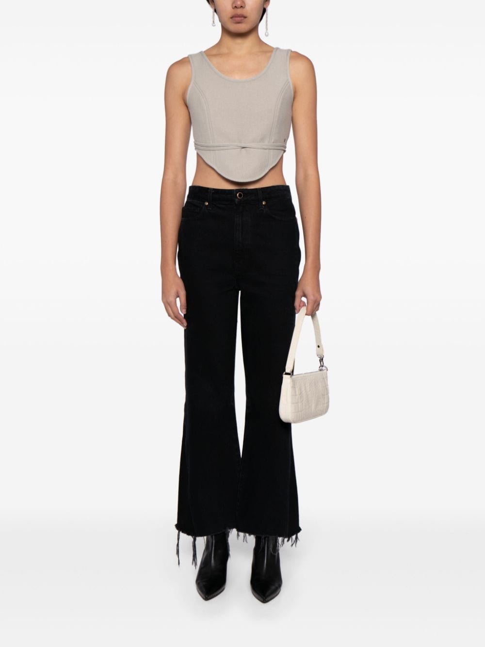 LOW CLASSIC Low Classic Cropped Corset Top