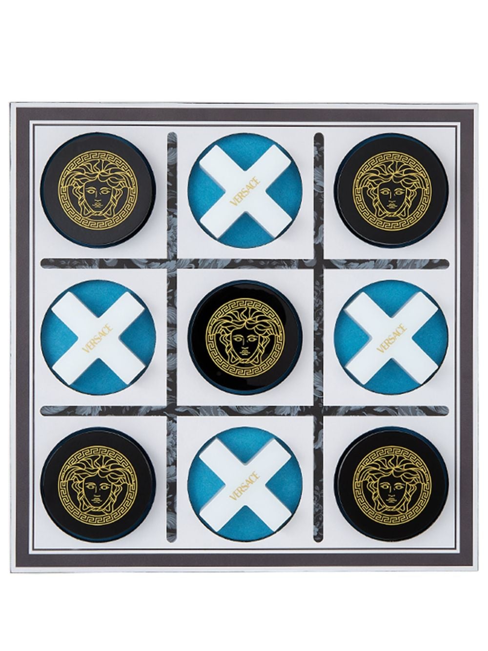 Versace Medusa '95 Playing Cards Set In Black - 50% Off | Editorialist