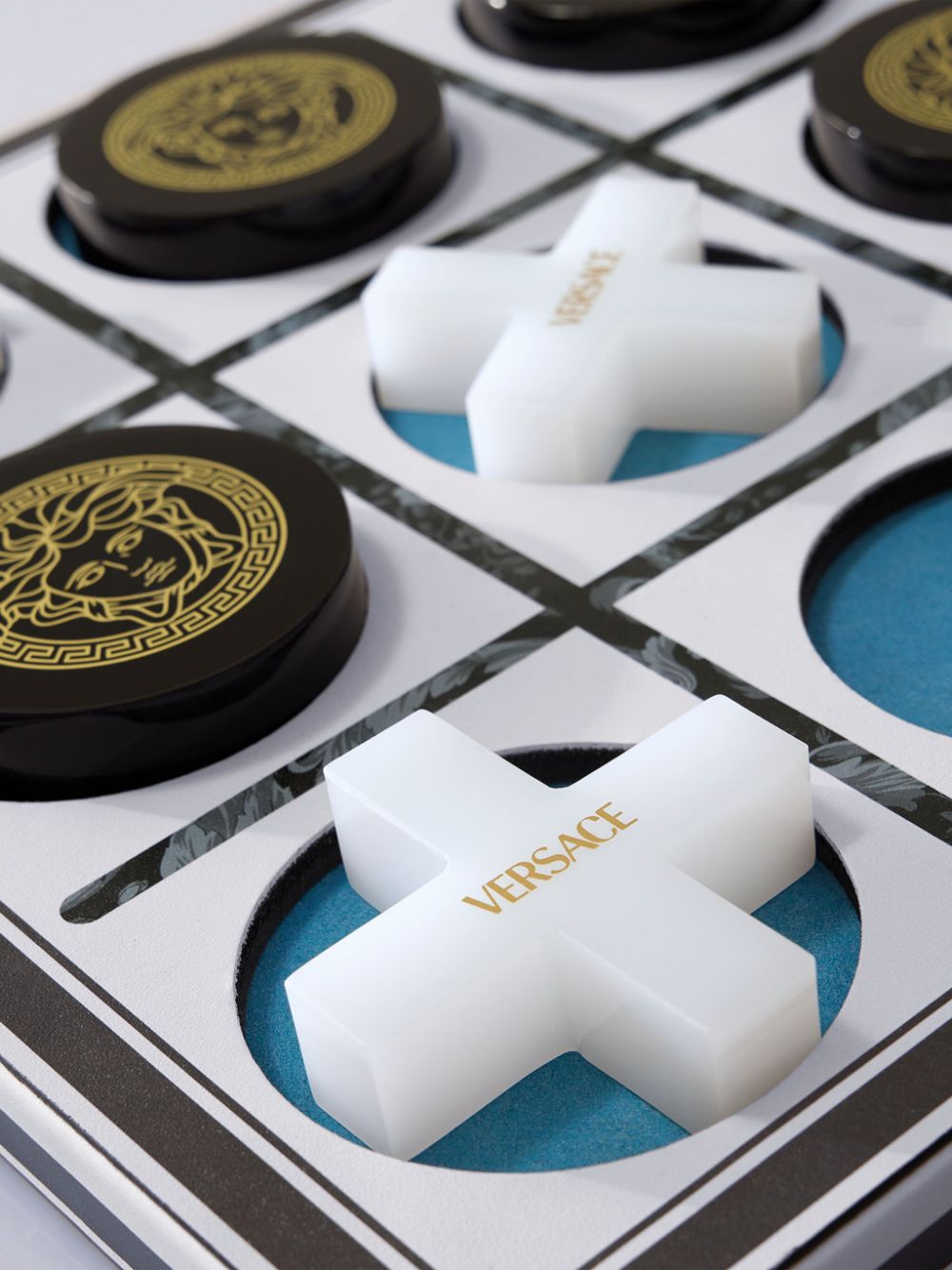 Versace Medusa '95 Playing Cards Set In Black - 50% Off | Editorialist